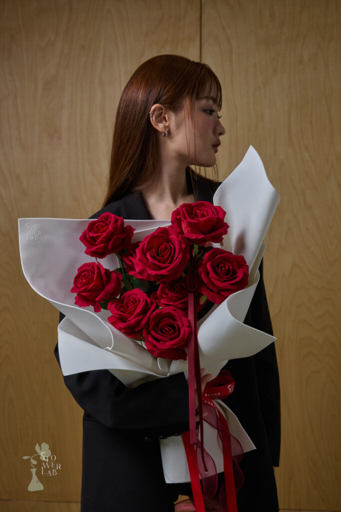 ATR-5 | Bouquet of 5 Red Aritificial Rose | Flowerlab